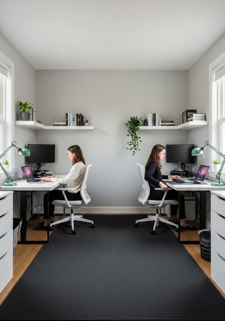 Office For Two People Layout: 21 Smart & Stylish Ideas