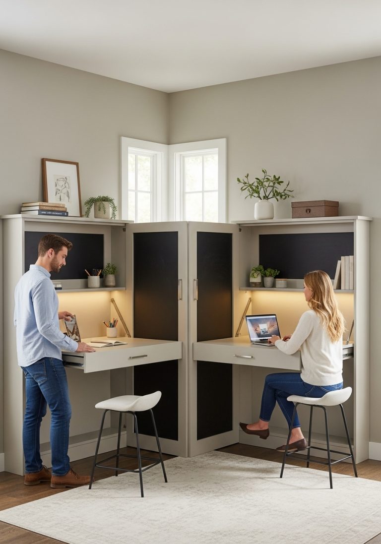 Office For Two People Layout: 21 Smart & Stylish Ideas