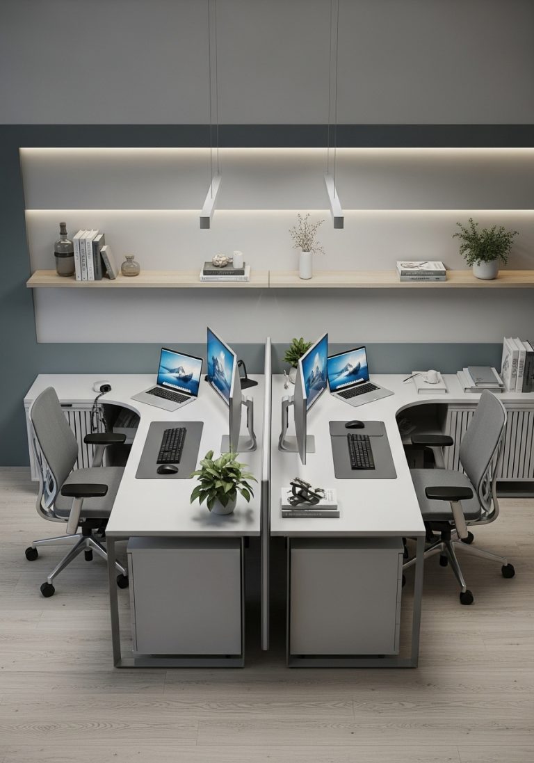 Office For Two People Layout: 21 Smart & Stylish Ideas