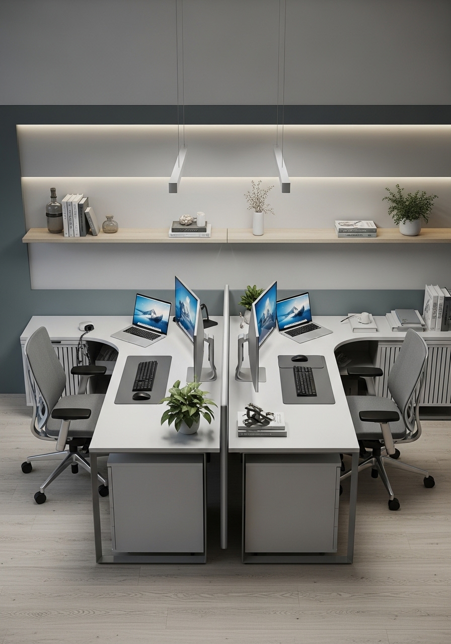Office For Two People Layout: 21 Smart & Stylish Ideas