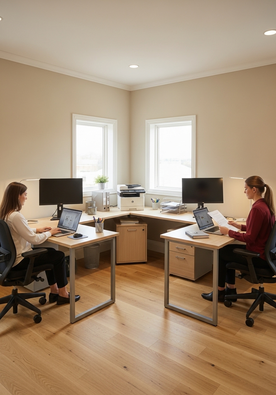 Office For Two People Layout: 21 Smart & Stylish Ideas