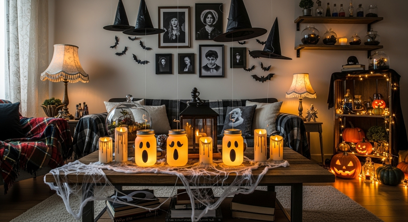 DIY Halloween Decorations For Inside: 15 Creative & Spooky Ideas